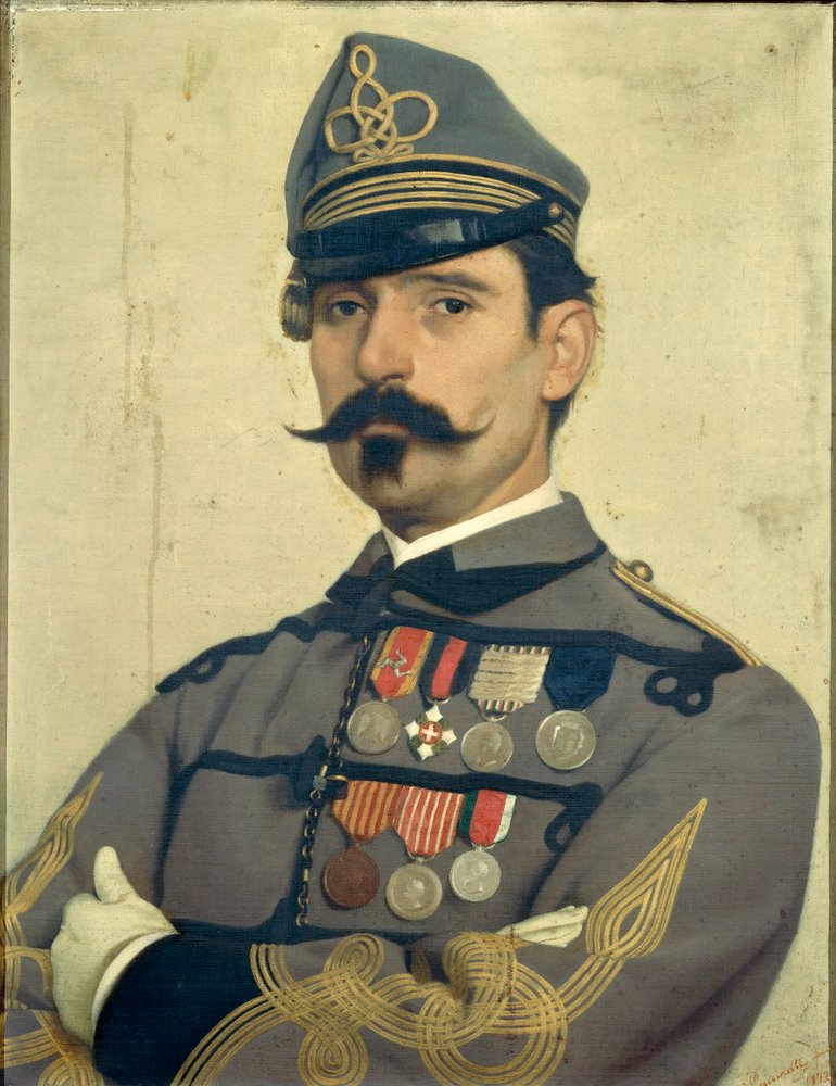Portrait de Giovanni Maria Damiani portant l'uniforme de l'armée de ...