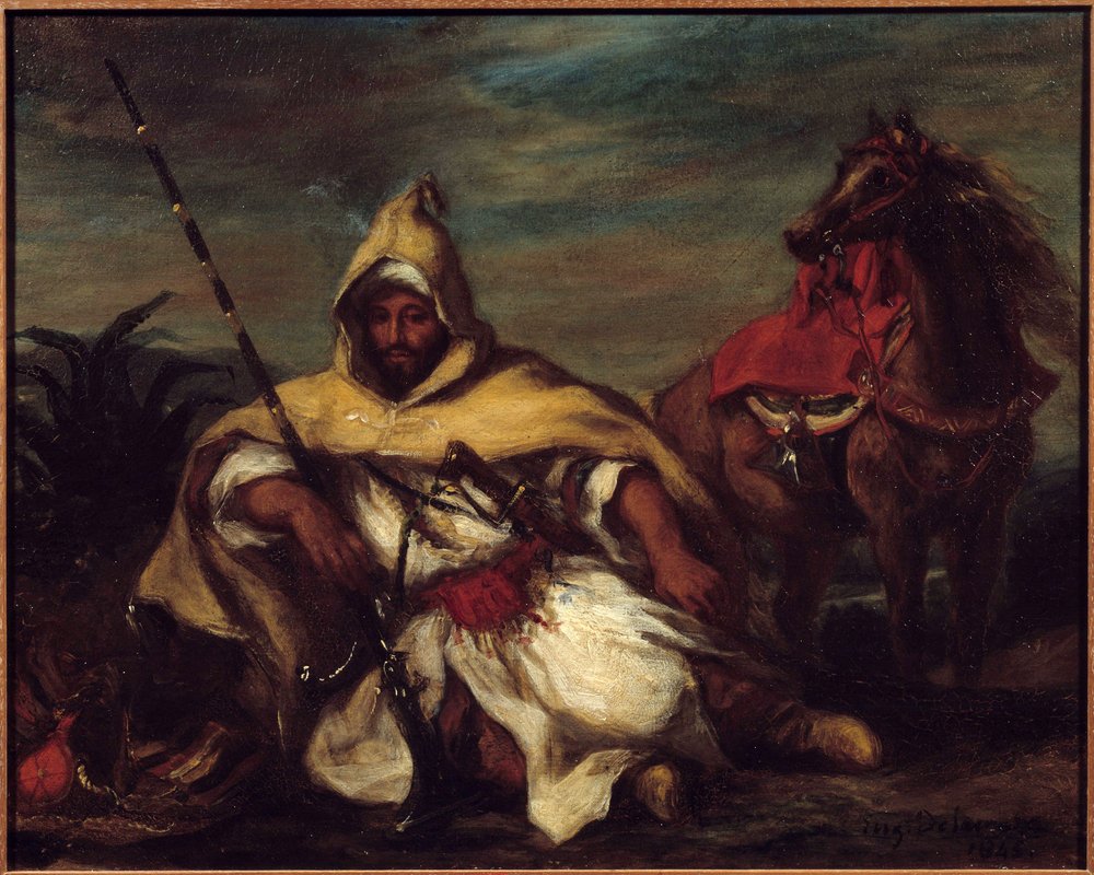 Un Arabe | Ferdinand Victor Eugene Delacroix