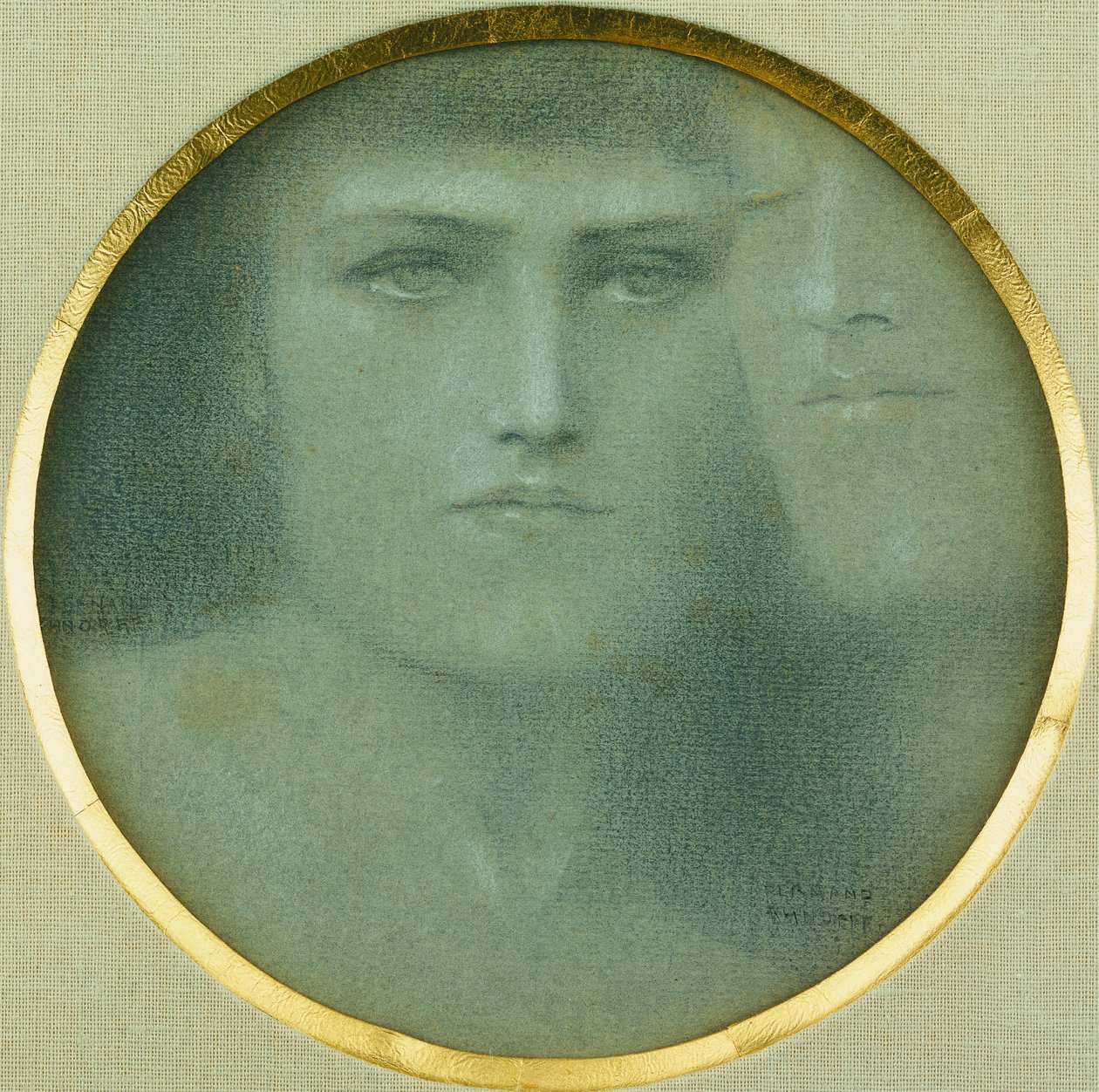 Des caresses | Fernand Khnopff | Estampe d'art