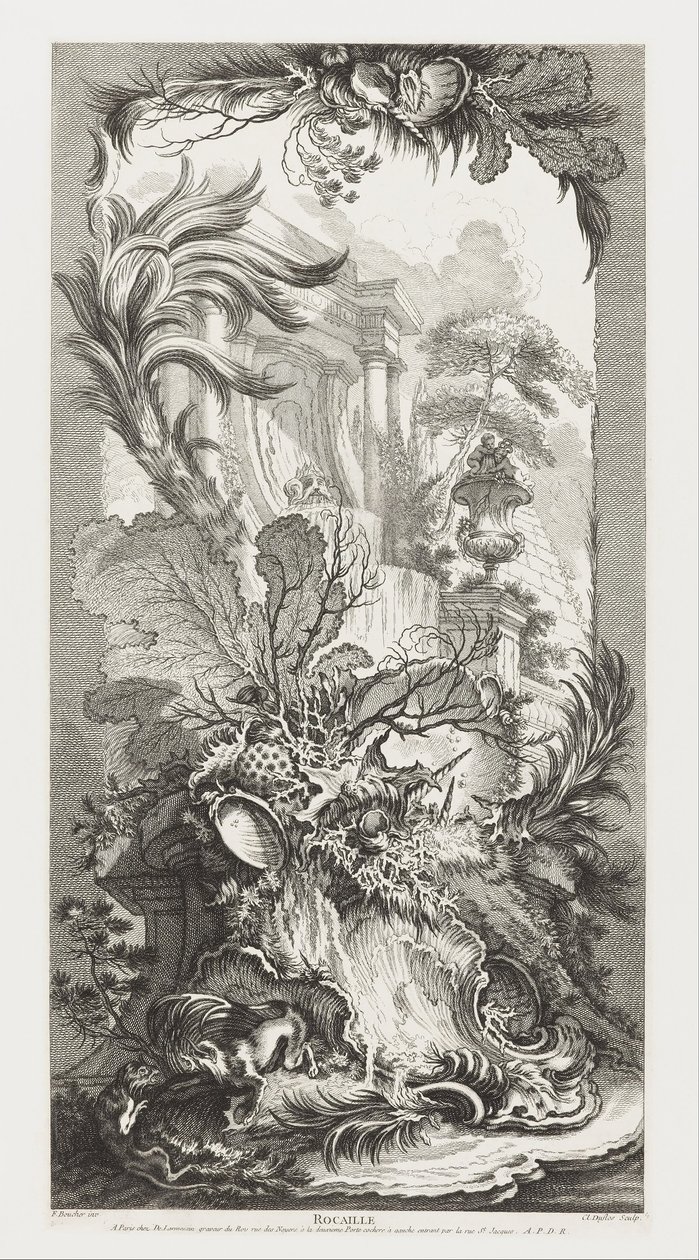 Rocaille [Rococo Design] in Nouveaux Morceaux pour des paravents [New ...