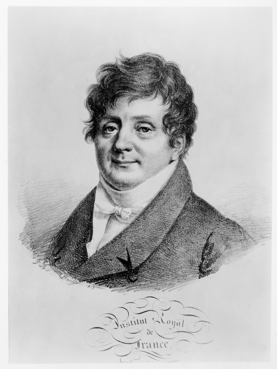 Joseph Fourier (1768-1830) de 'Recueil de Portraits des Académiciens ...